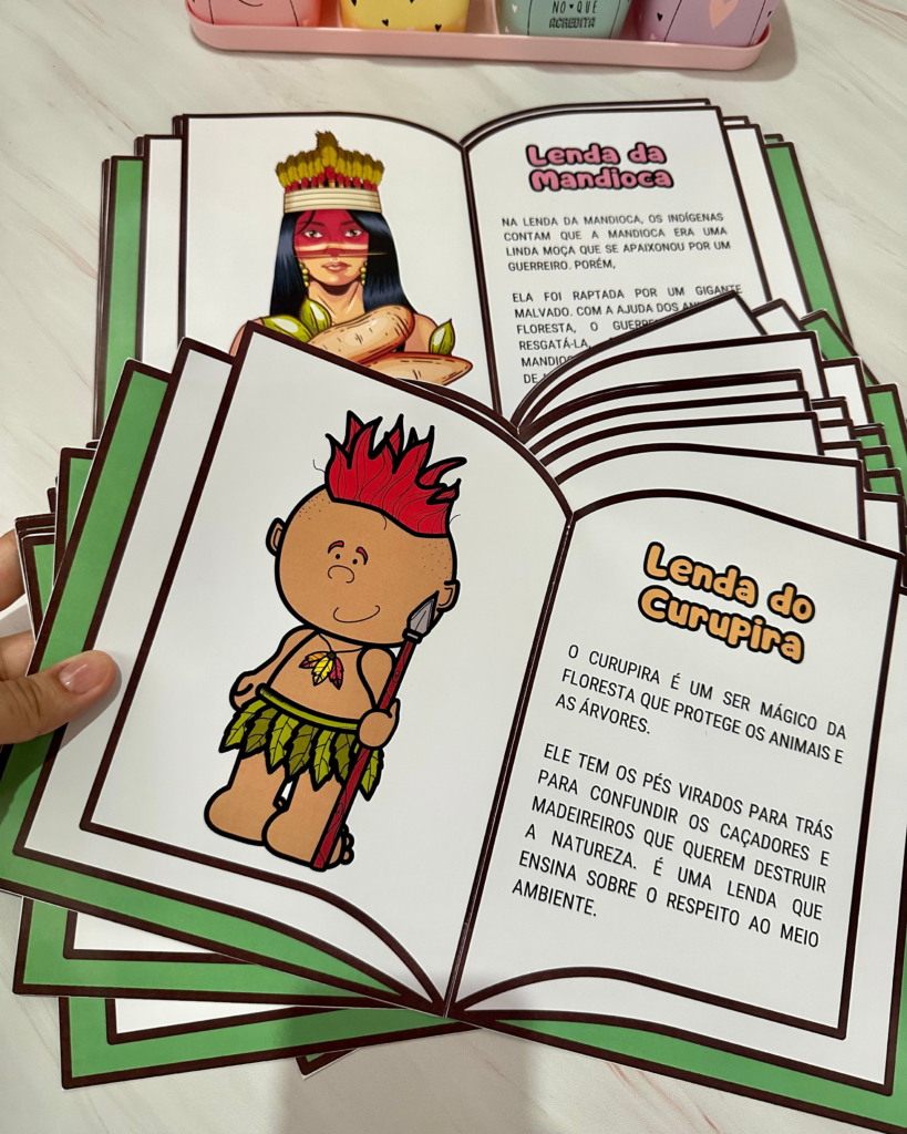 Livro Lendas Indígenas - Lojinha - Pedagoga Dosanjoslessa